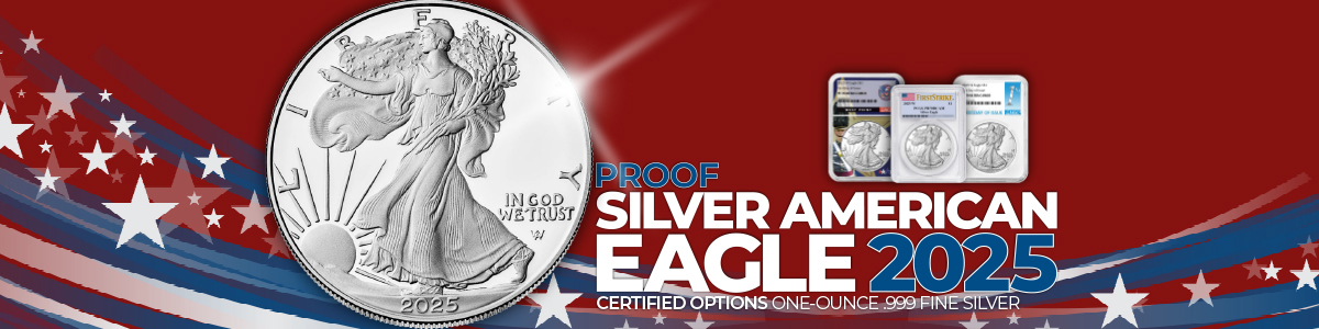 Certified Proof 70 Silver Eagles | The Coin Vault